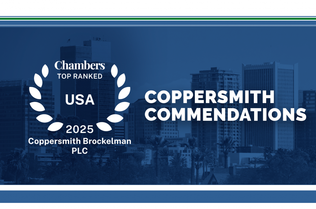 Chambers USA Recognizes Coppersmith Brockelman in 2025 Legal Rankings ...